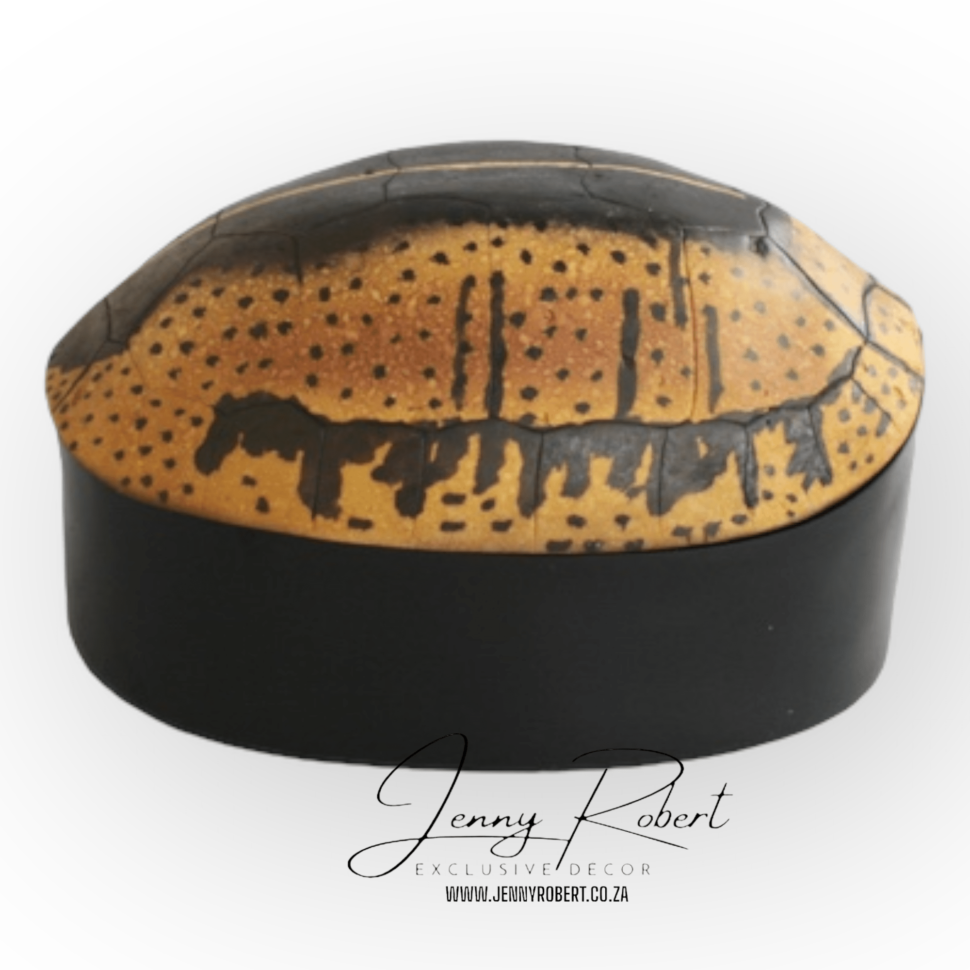 Tortoiseshell Box with Lid LRG (29cm) – Jenny Robert Exclusive Décor